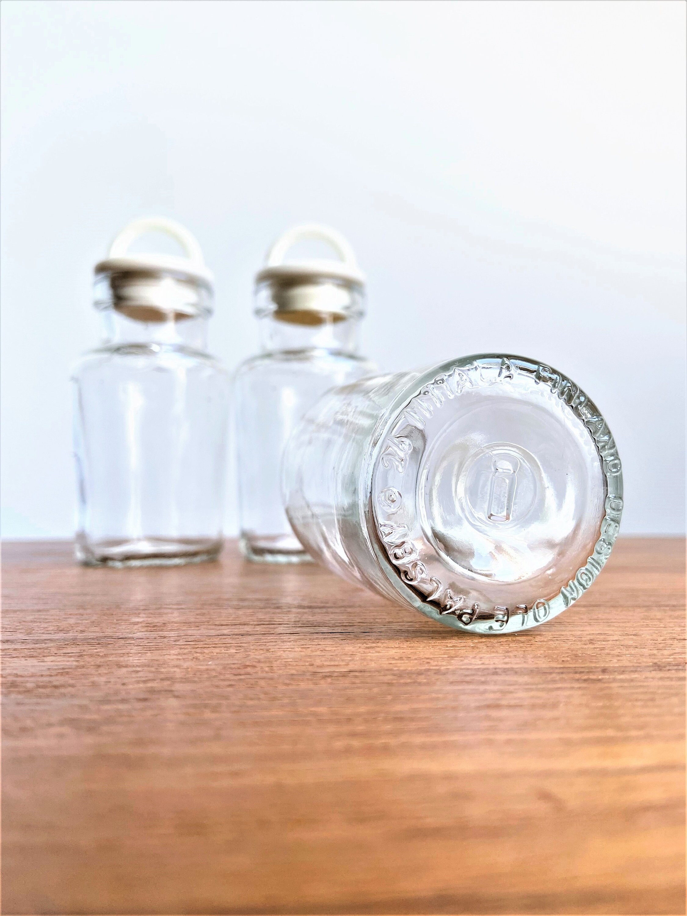 Set of 3 Iittala Scala Vintage Spice Jar Glass Bottle With Lid | Etsy