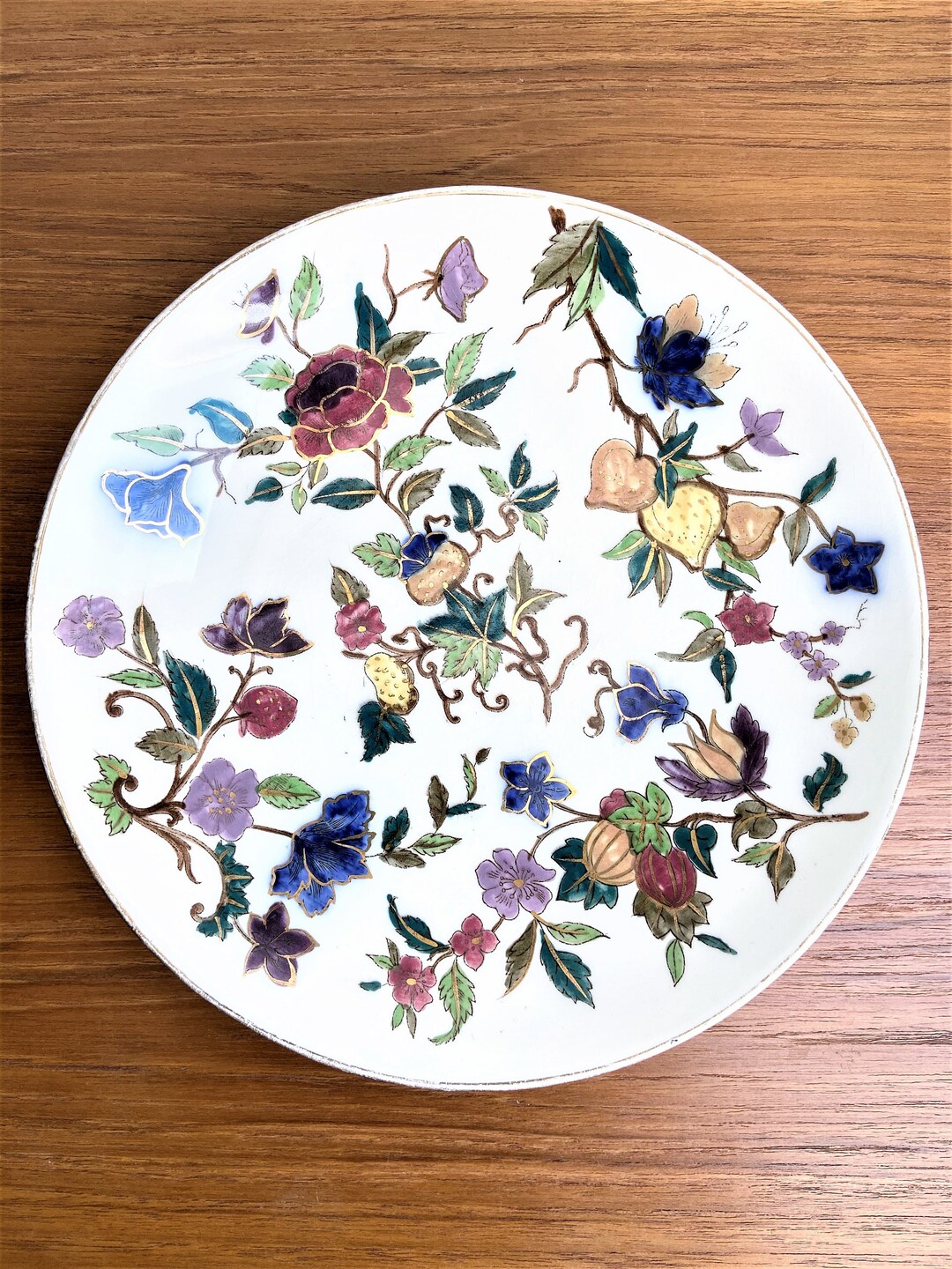 1860s Swedish Vintage Rorstrand Antique BIG Plate Wall Art Hanging ...