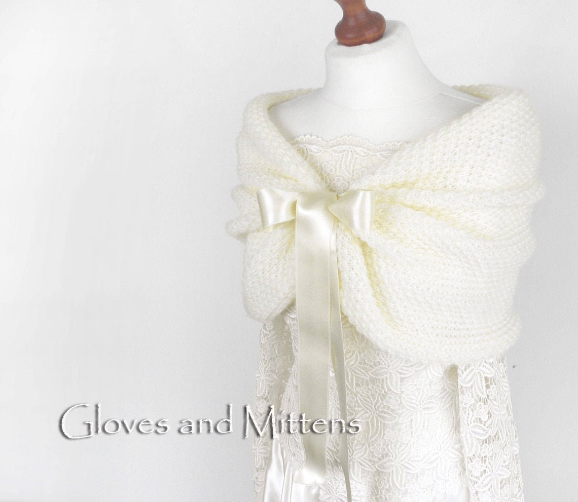 Ivory wedding wrap bridal shawl cover up wedding bolero | Etsy