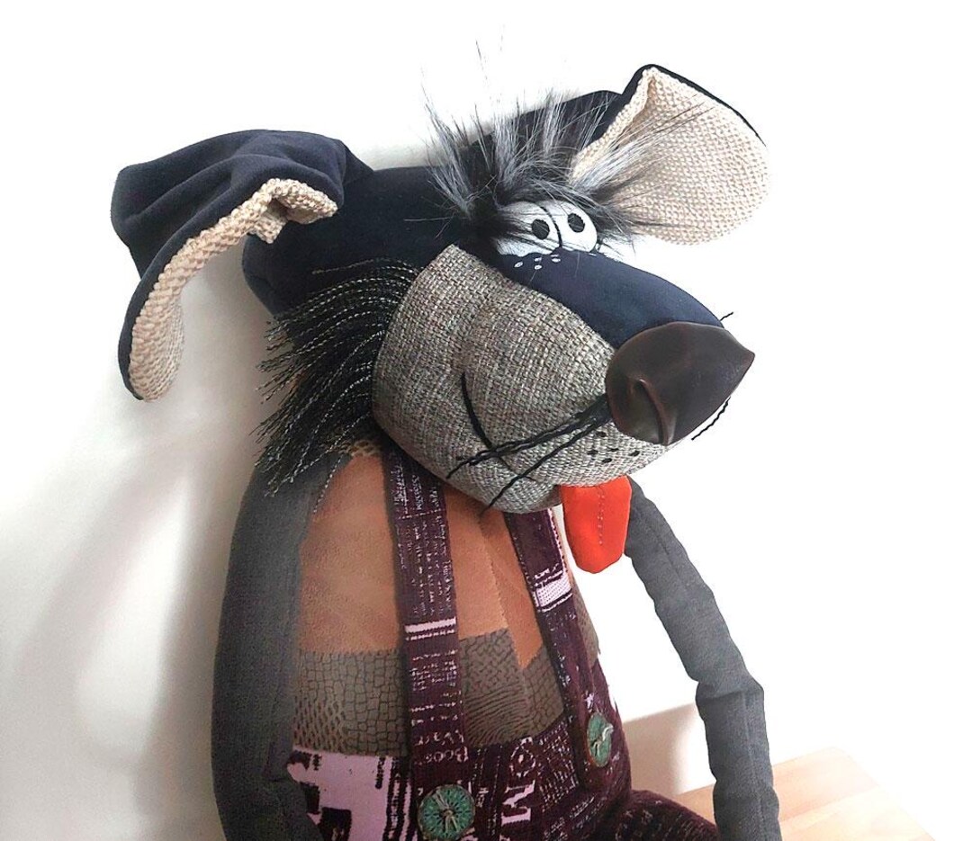 Toy Dog, Handmade Toy, Big Dog for Kids, Gift for Kids, Tilda Dog, Toy ...