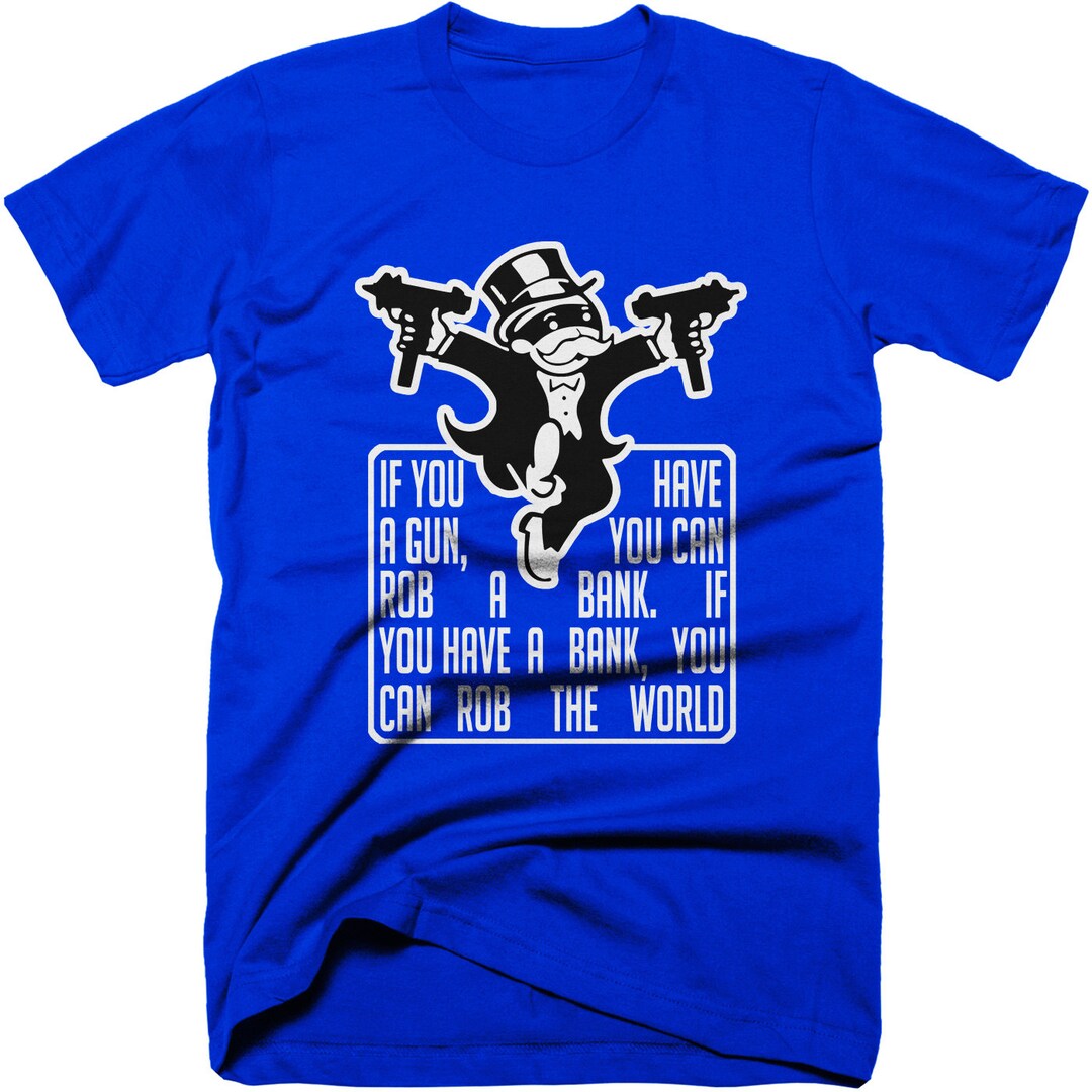 Bank Robbers T-shirt. Free Shipping. - Etsy