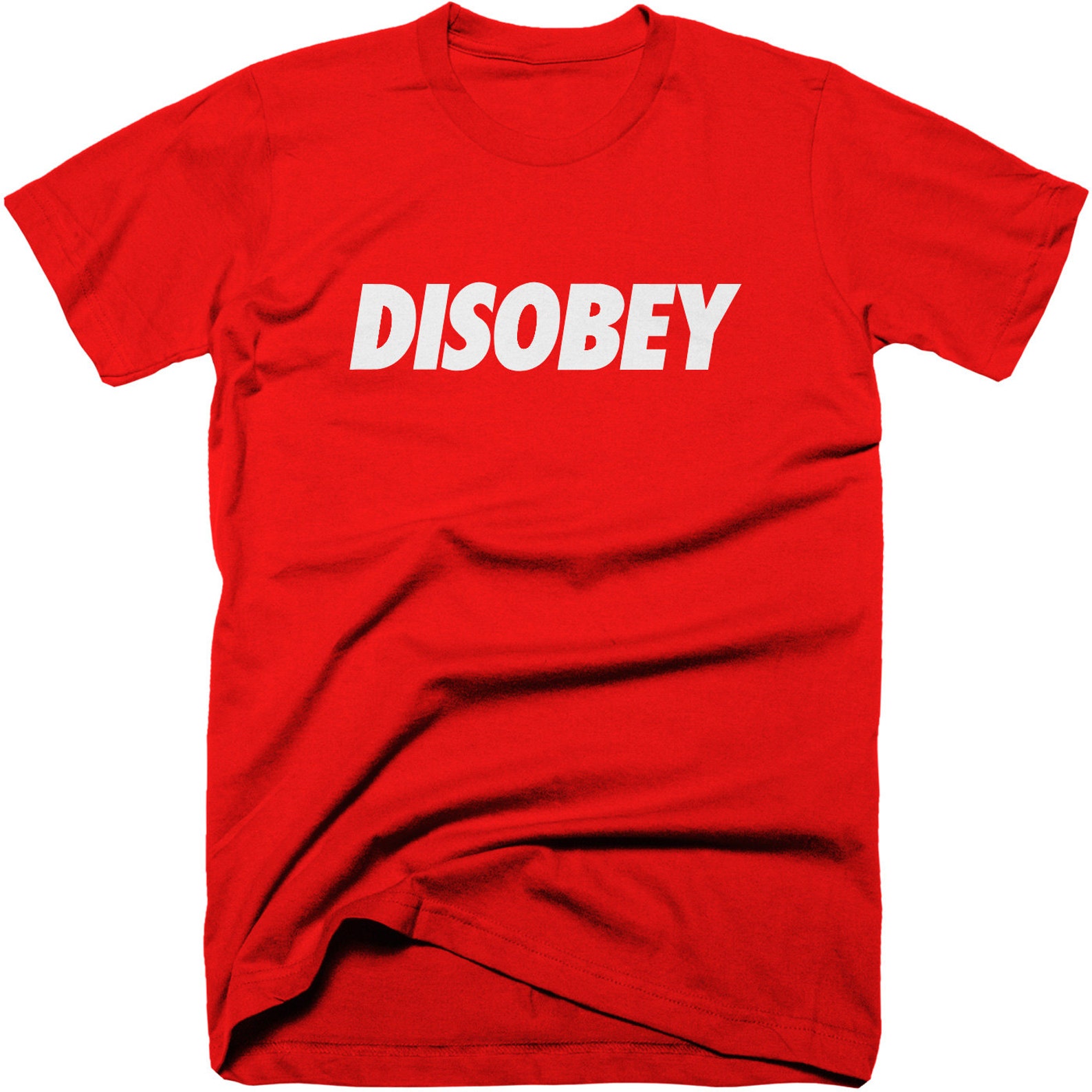 Disobey T-shirt. Free Shipping. - Etsy