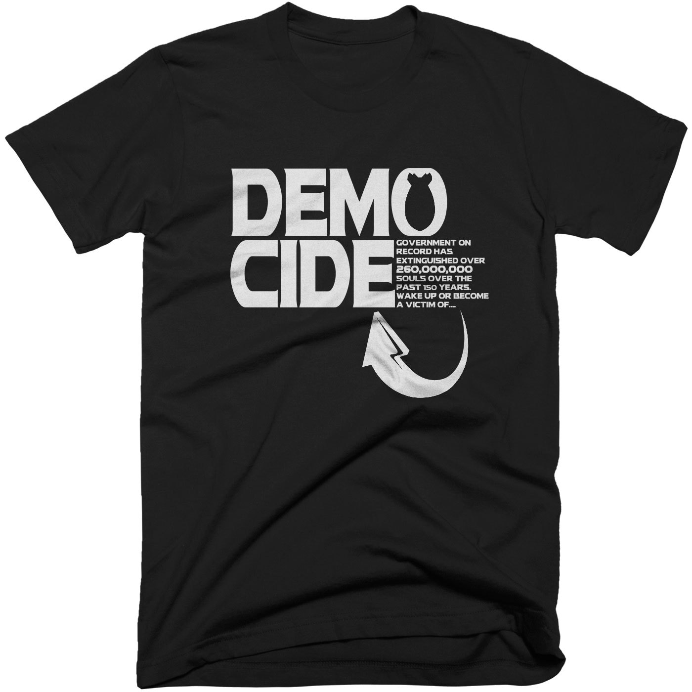 Democide Death by Government T-shirt. Free Shipping. - Etsy