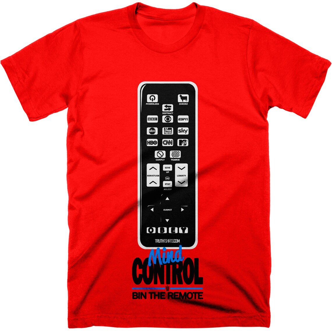 Mind Control T-shirt. Free Shipping. - Etsy
