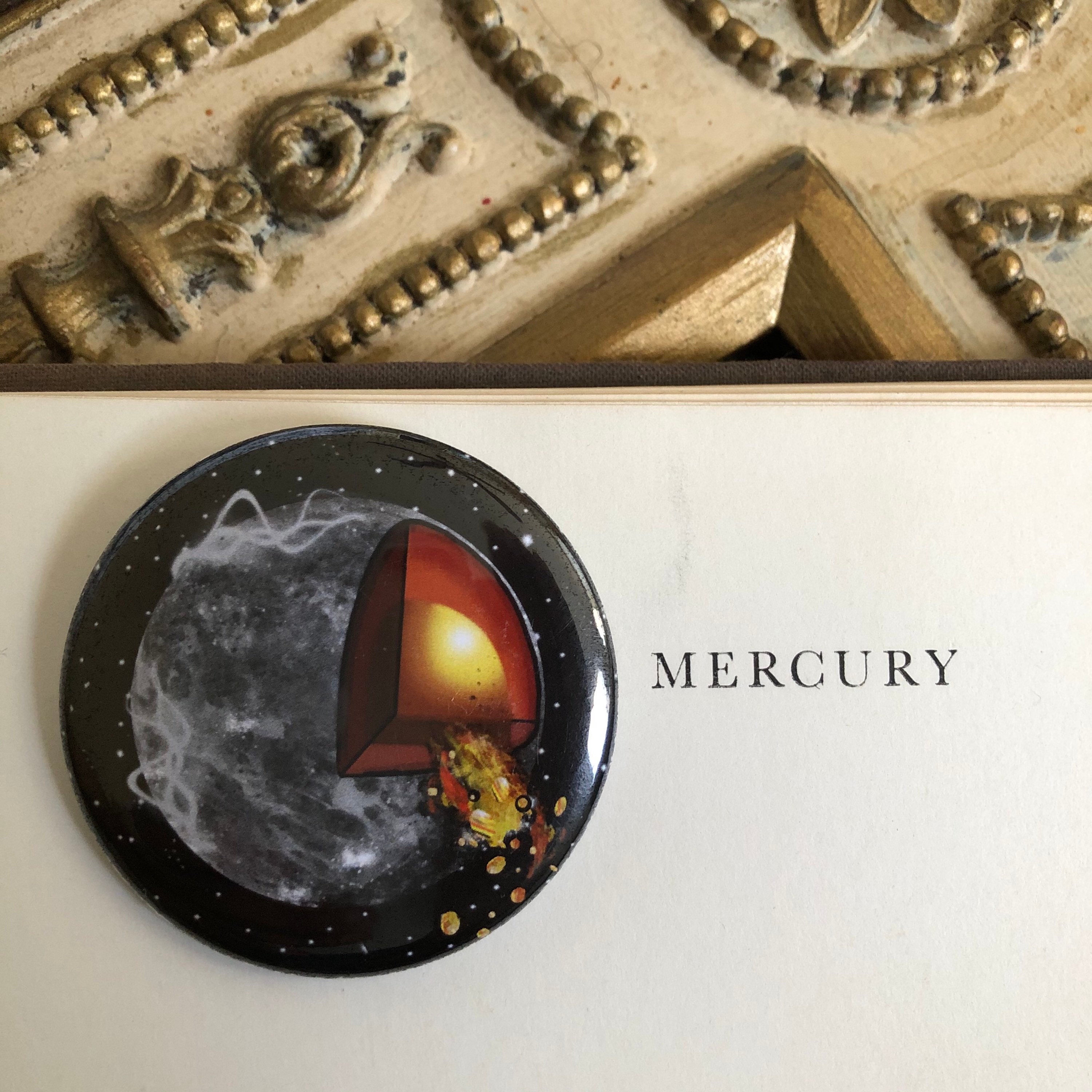 Mercury Nasa Buttons
