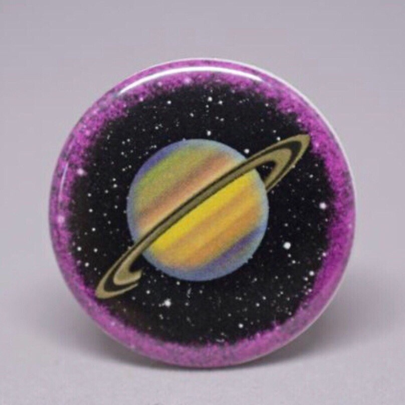 Planet Jupiter- Mars- Saturn- Earth Badge Pin Pack -eco Friendly ...