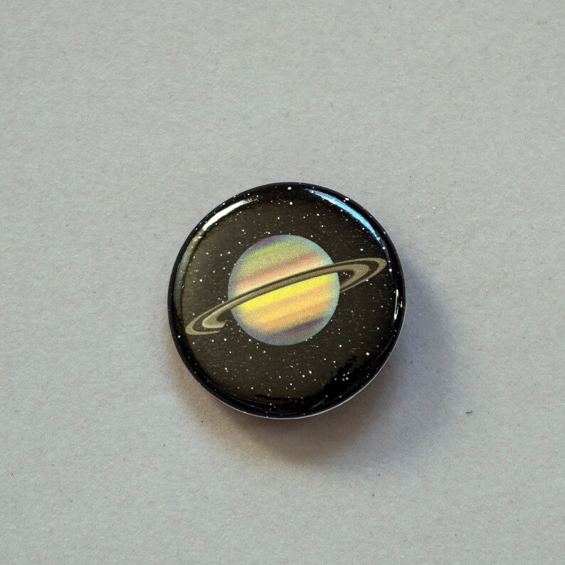 Saturn Badge Pin - Limited Edition-eco Friendly Novelty- Nasa Gift for ...