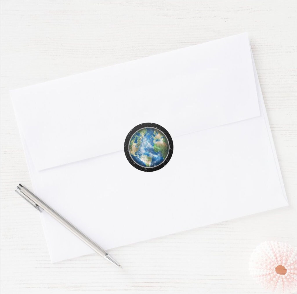 Environmental Planet Earth Illustration Sticker Eco Friendly - Etsy