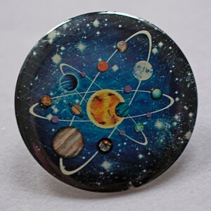 Planet Orbit Epoxy Pin - Eco Friendly Novelty -nasa Gift for Him- Orbit ...
