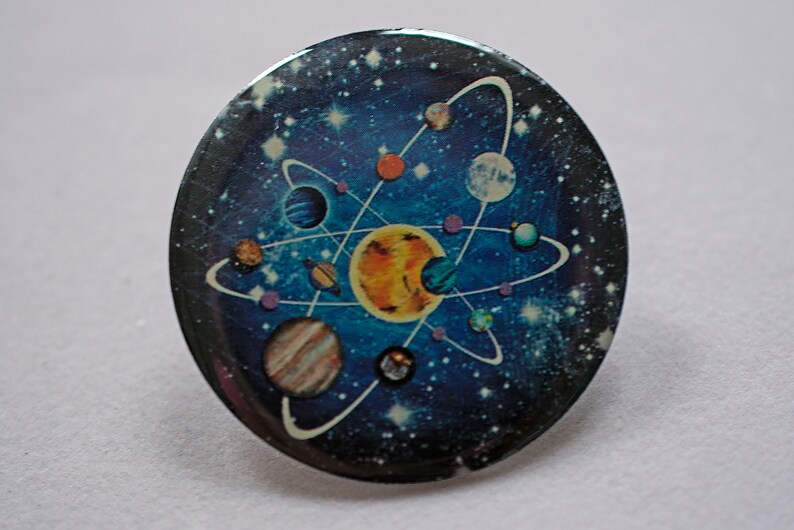 Planet Orbit Epoxy Pin - Eco Friendly Novelty -nasa Gift for Him- Orbit ...