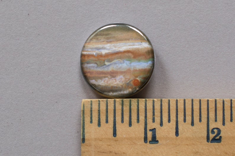 Planet Jupiter Badge Pin -eco Friendly Novelty- Astronaut Aerospace ...