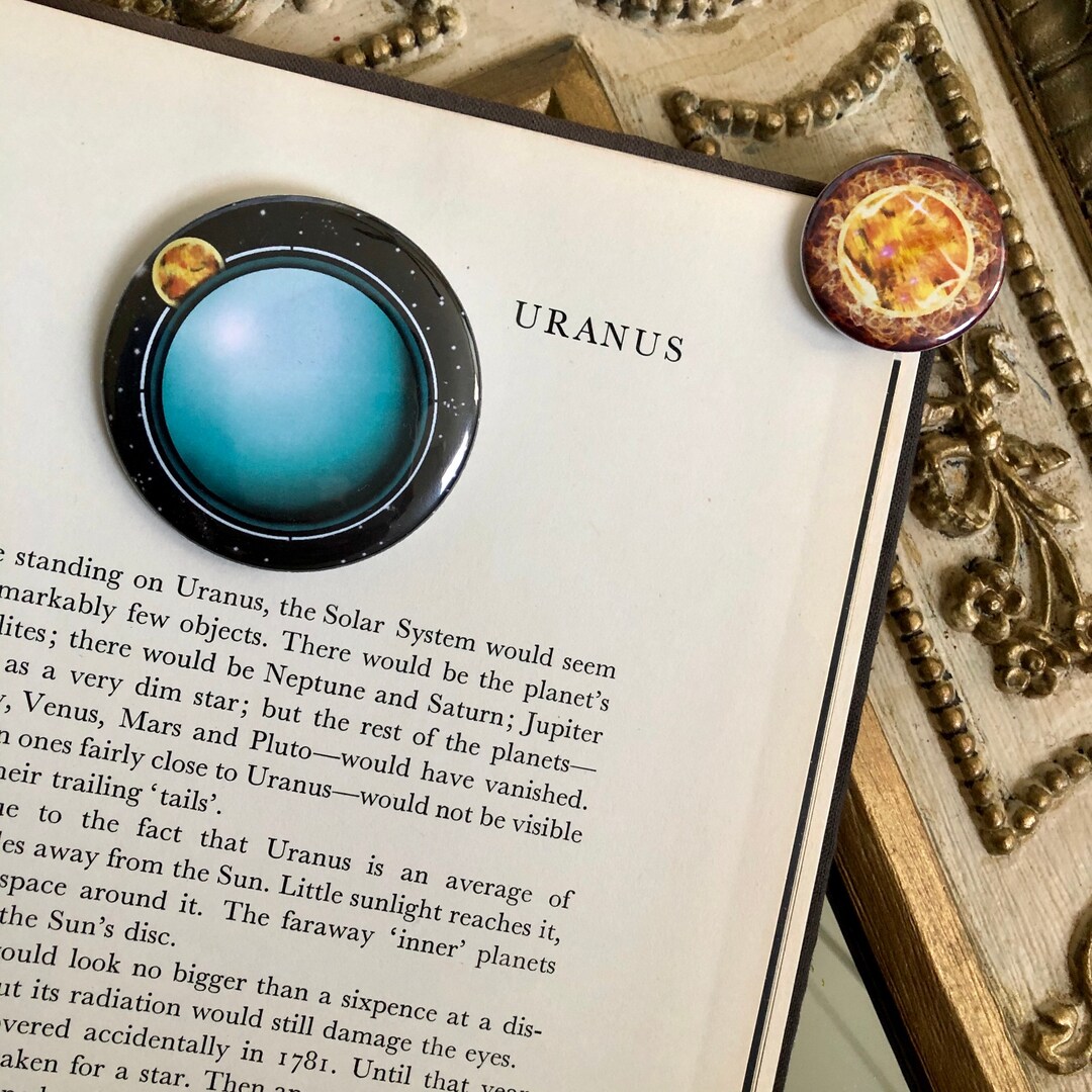 Uranus Badge Pin - Eco Friendly Novelty-nasa Gift for Him-space Pin ...