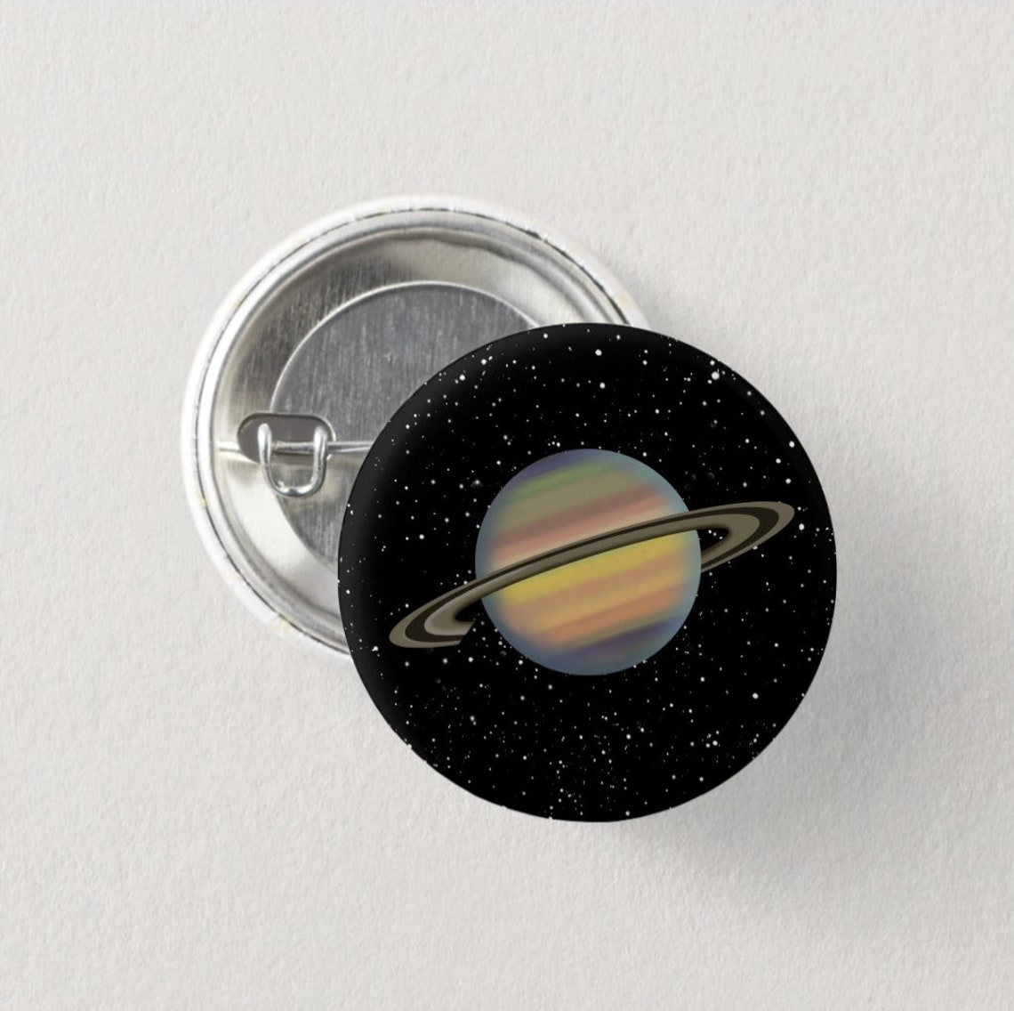 Saturn Badge Pin Limited Edition-eco Friendly Novelty Nasa Gift for Him ...