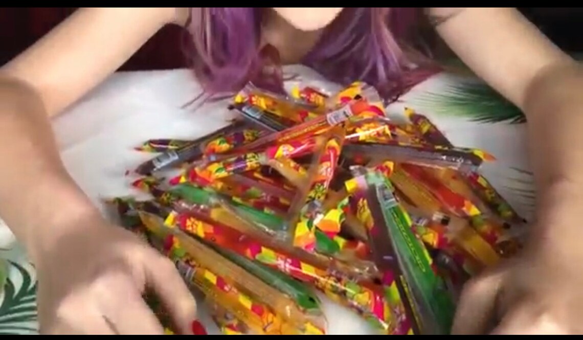 Tik Tok Jelly Candy Straws Tik Tok Challenge 15 Pcs Assorted Etsy