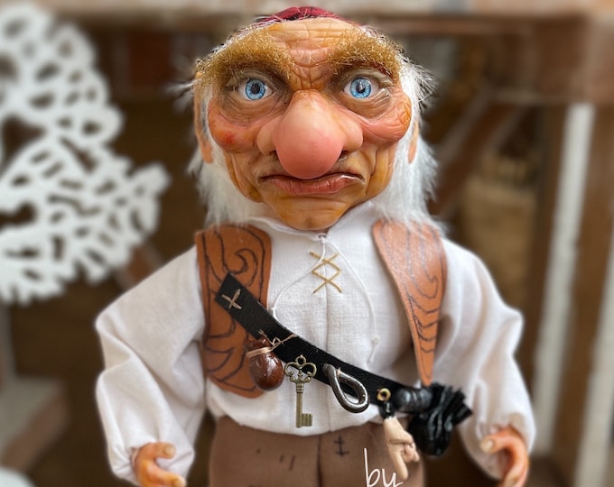 Hoggle Doll Labyrinth. Goblin Hoggle. Dwarf Doll Toy. Hoggle Plush ...