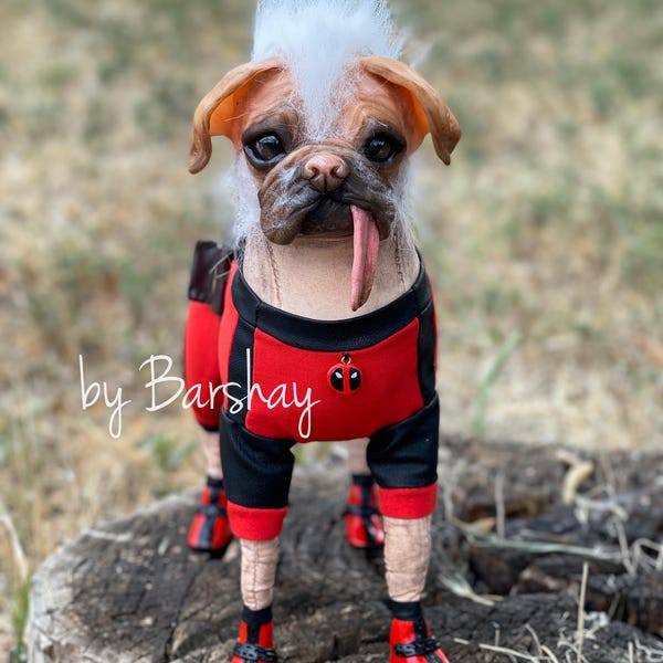 Dogpool Costume for Dog - Etsy