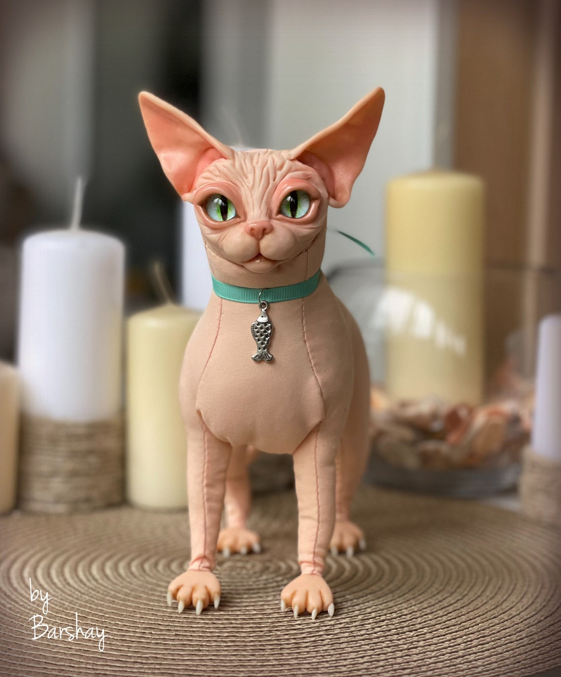 Sphinx cat doll. Hairless Sphynx cat toy. Hairless cat. Cat | Etsy