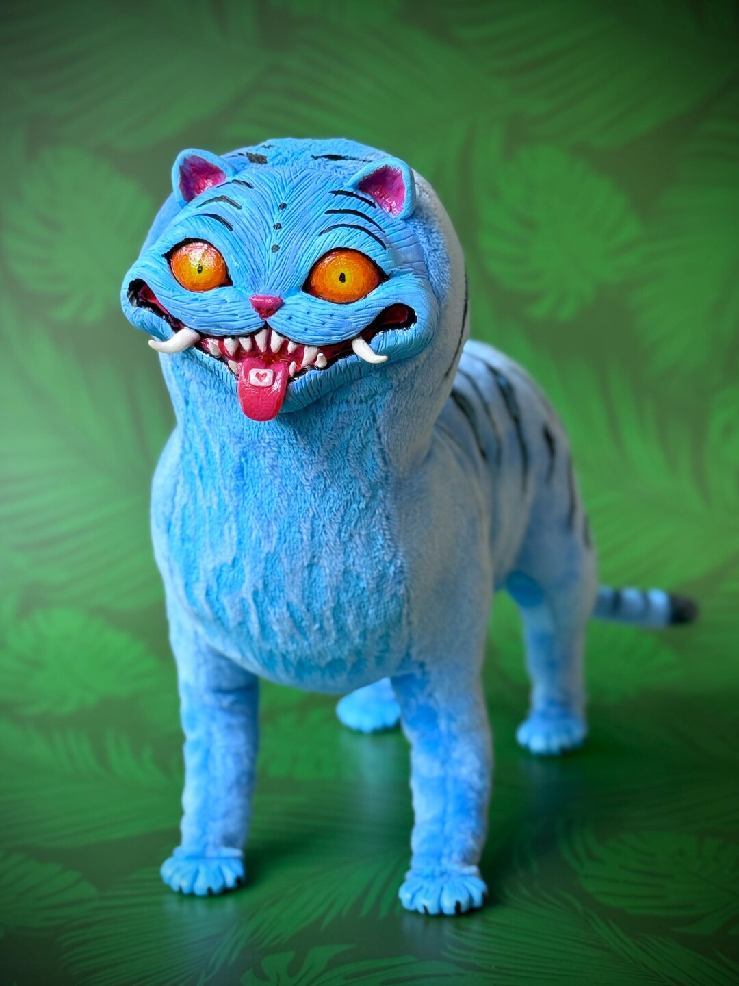 Derpy Tiger Kpop Demon Hunters. Blue Tiger Doll, Blue Tiger Plush Toy ...