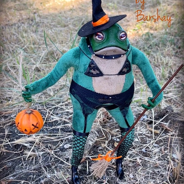 Wizard Plush Frog - Etsy