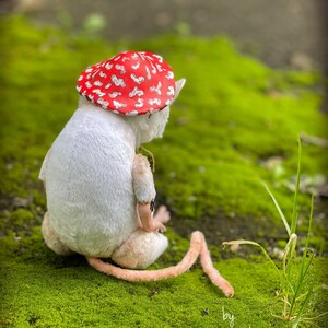 White Rat Doll. Amanita Mushroom Doll. Gothic Rat Doll. | Etsy