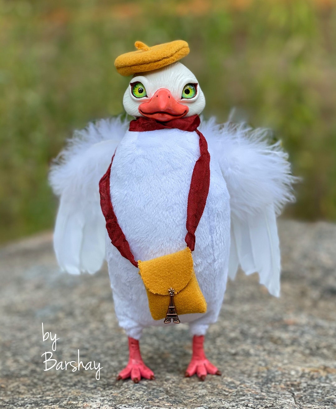 White Pigeon Puppet. Dove of Peace. White Wedding Dove. White Bird Doll ...