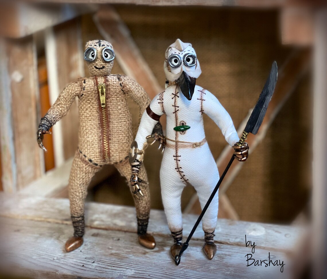 Seven Doll From Nine Movie. Cute Creature. Stitchpunk 9 Doll. | Etsy