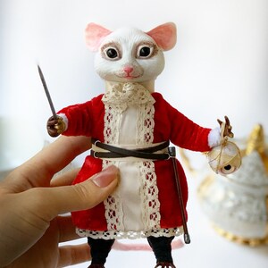 White Mouse Doll. White Dormouse Toy. Sleeping Mouse. Cute - Etsy