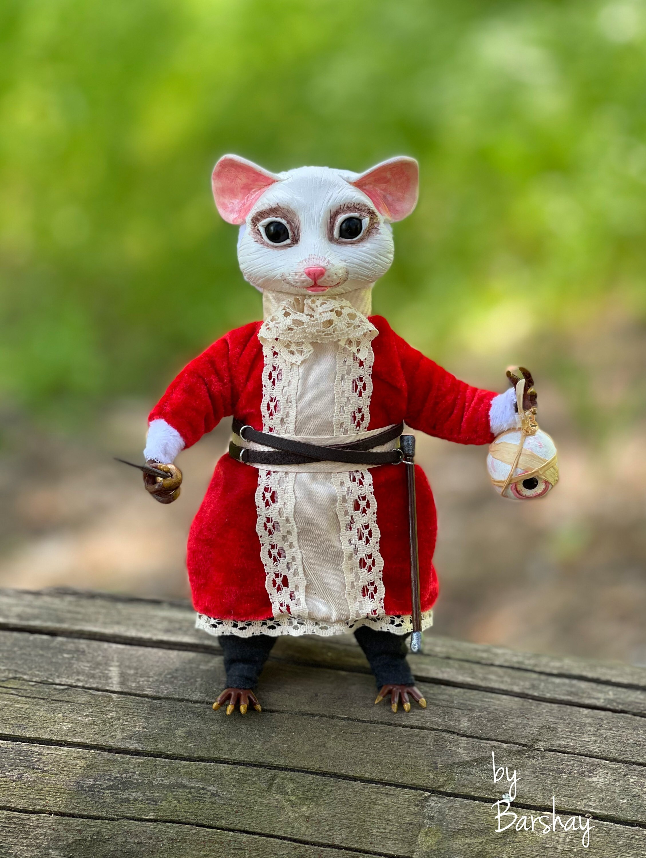 Weiße Dormouse Mallymkun Puppe von Alice im Wunderland Alice | Etsy