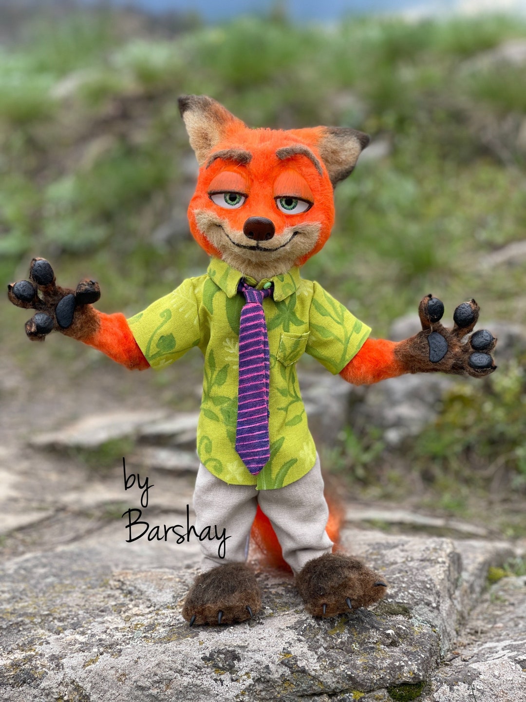 The Fox. Zoo Fox Doll Toy. Wild Fox. Fox Puppet. Fox Plush. - Etsy