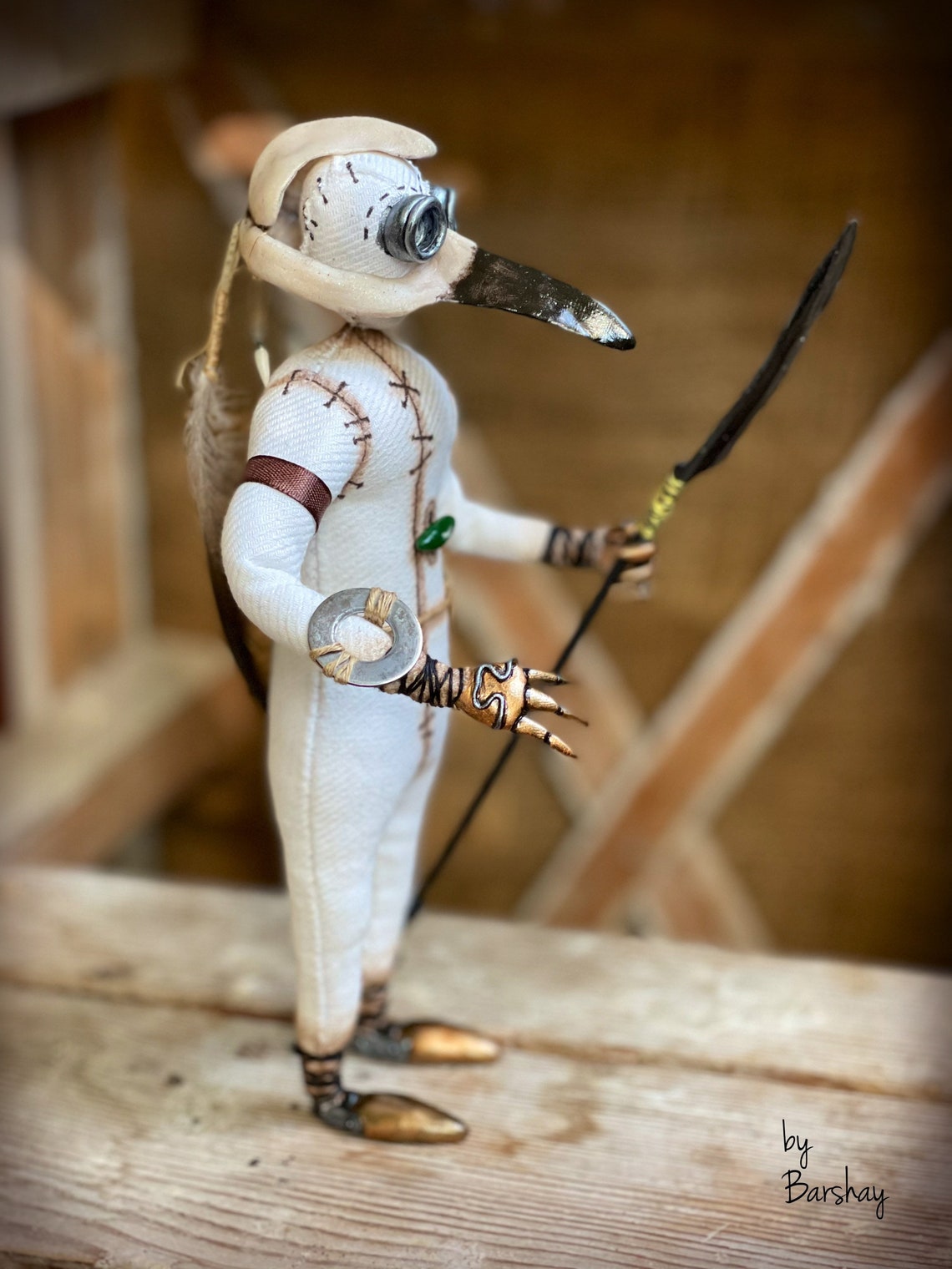 Seven Doll From Nine Movie. Cute Creature. Stitchpunk 9 Doll. | Etsy