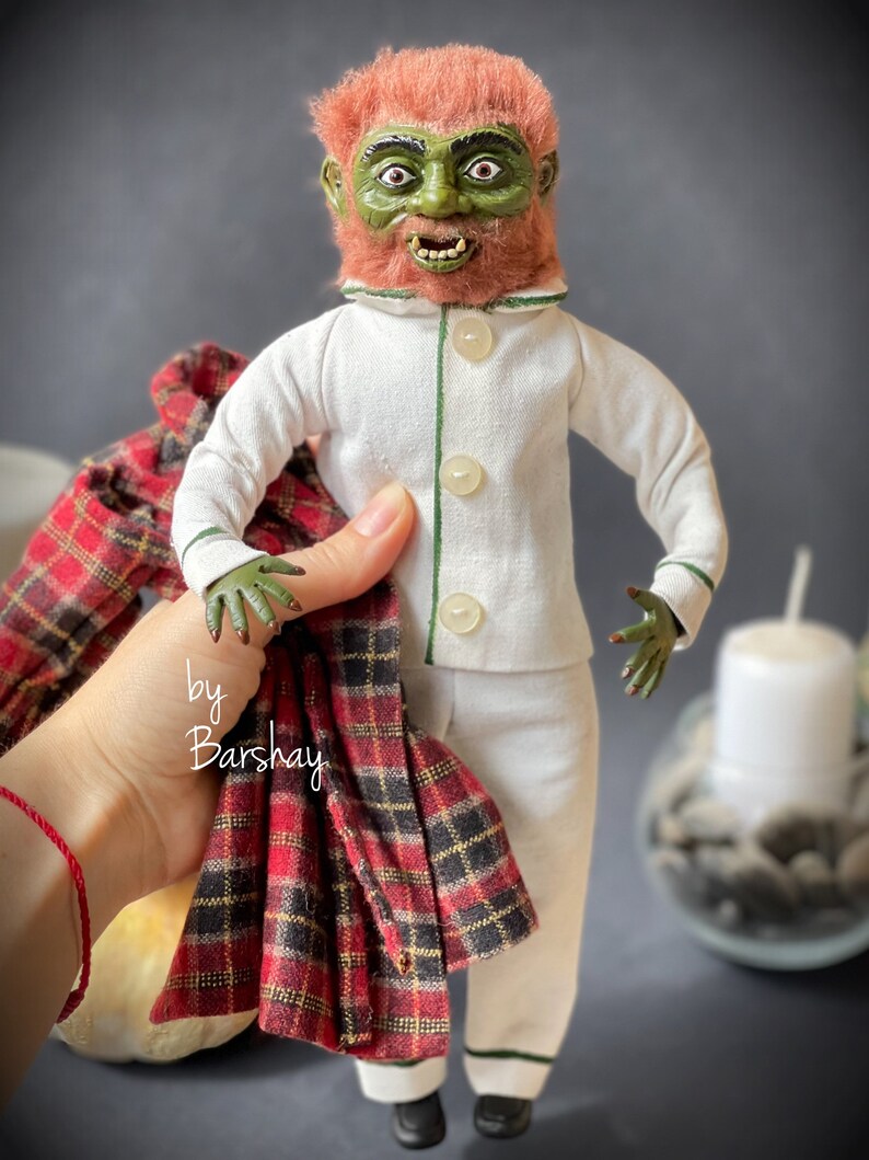 Munsters Woof Woof Doll. Werewolf Doll Toy Figurine. Eddie - Etsy