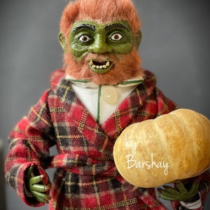 Munsters Woof Woof Doll. Werewolf Doll Toy Figurine. Eddie Monster Doll ...