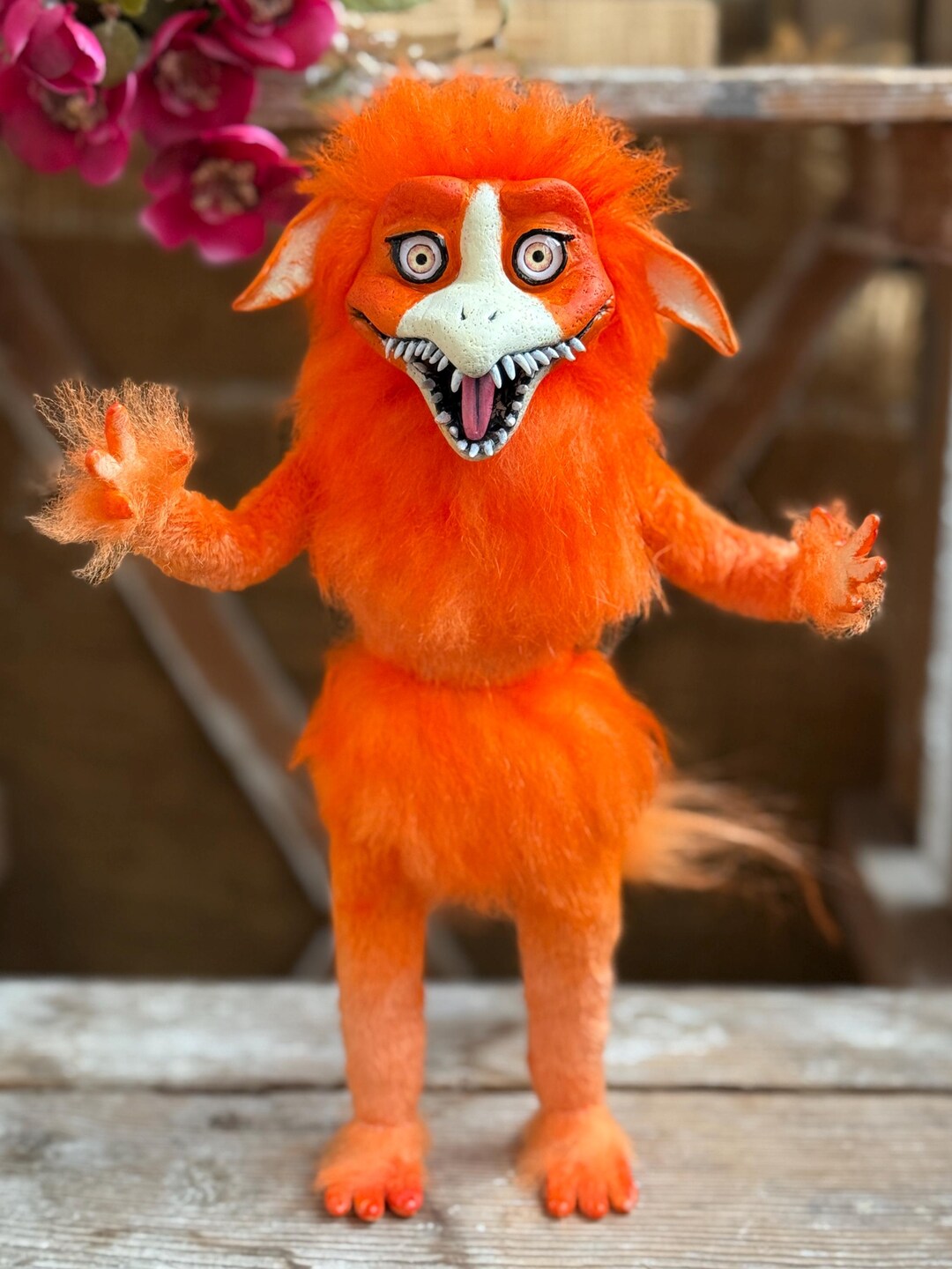 Firey From the Labyrinth. Cute Fox Doll Toy. Ludo Friend. Plush Cute ...