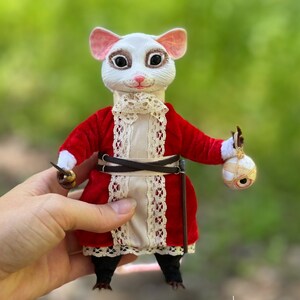 White Mouse Doll. White Dormouse Toy. Sleeping Mouse. Cute - Etsy