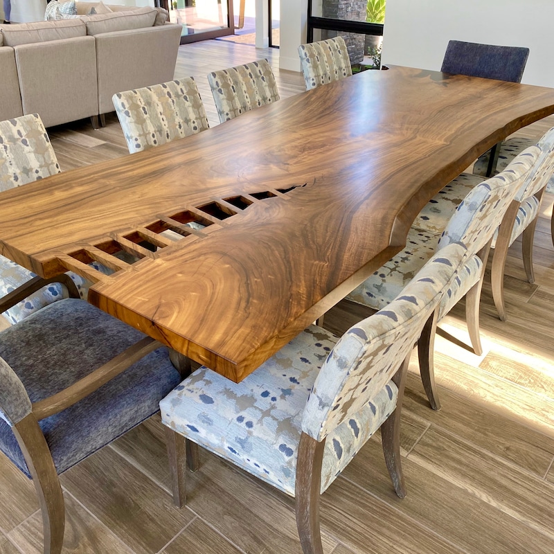 Live Edge Dining Table - Etsy