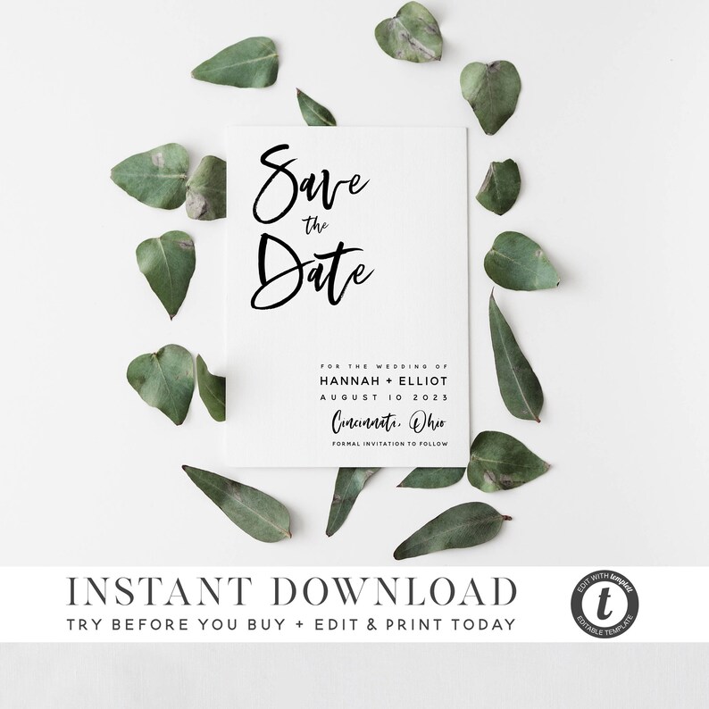 HANNAH Wedding Collection 30+ Pieces INSTANT DOWNLOAD Modern Wedding ...