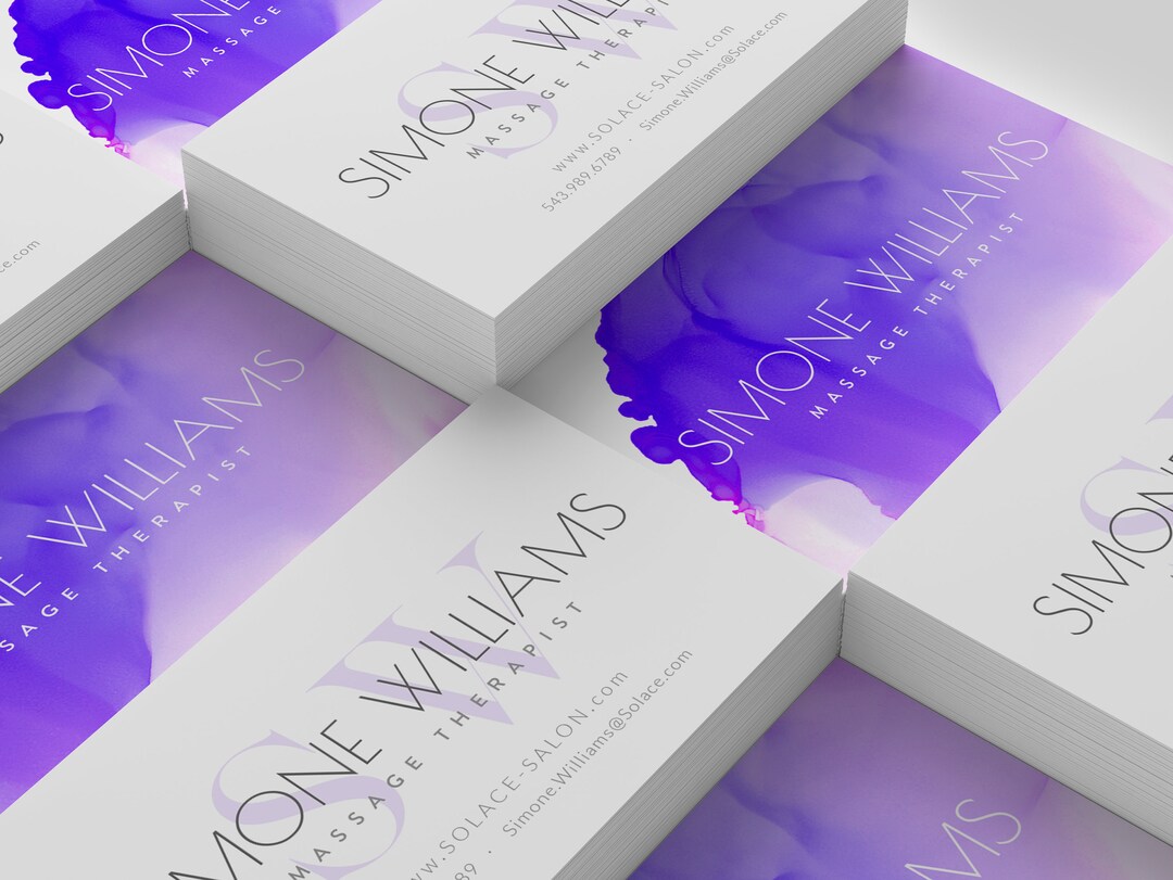 Abstract Minimalist Business Cards, INSTANT DOWNLOAD, Business Card ...