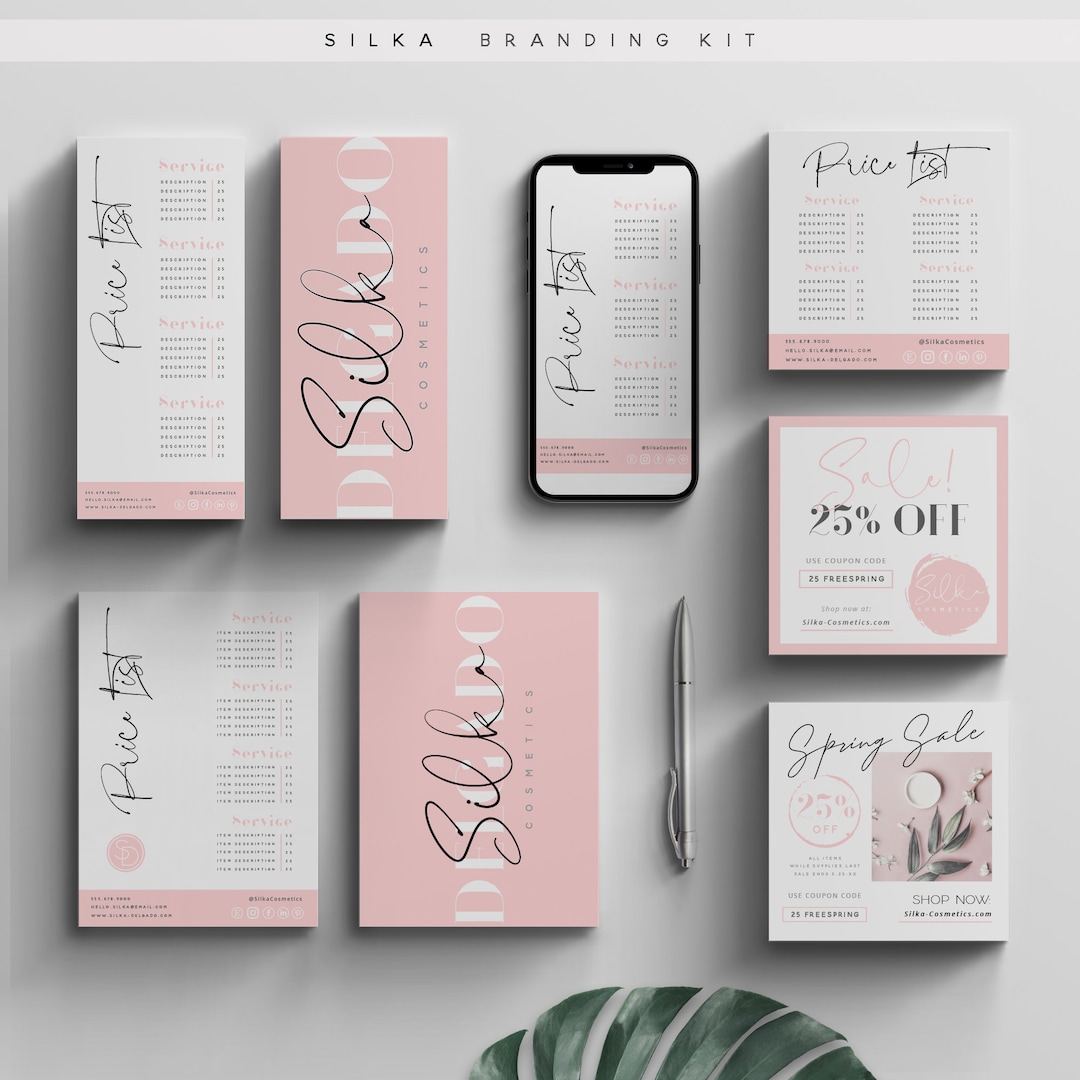 SILKA Price List Template, Instagram Price List Template, Sale ...