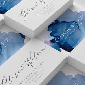 Abstract Minimalist Business Cards, INSTANT DOWNLOAD, Business Card ...