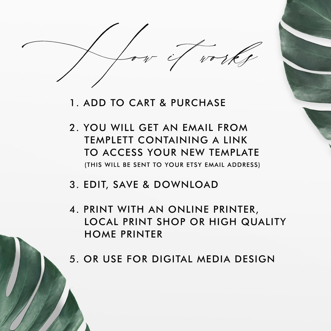 BIANCA Price List Template, Instagram Price List Template, Sale ...