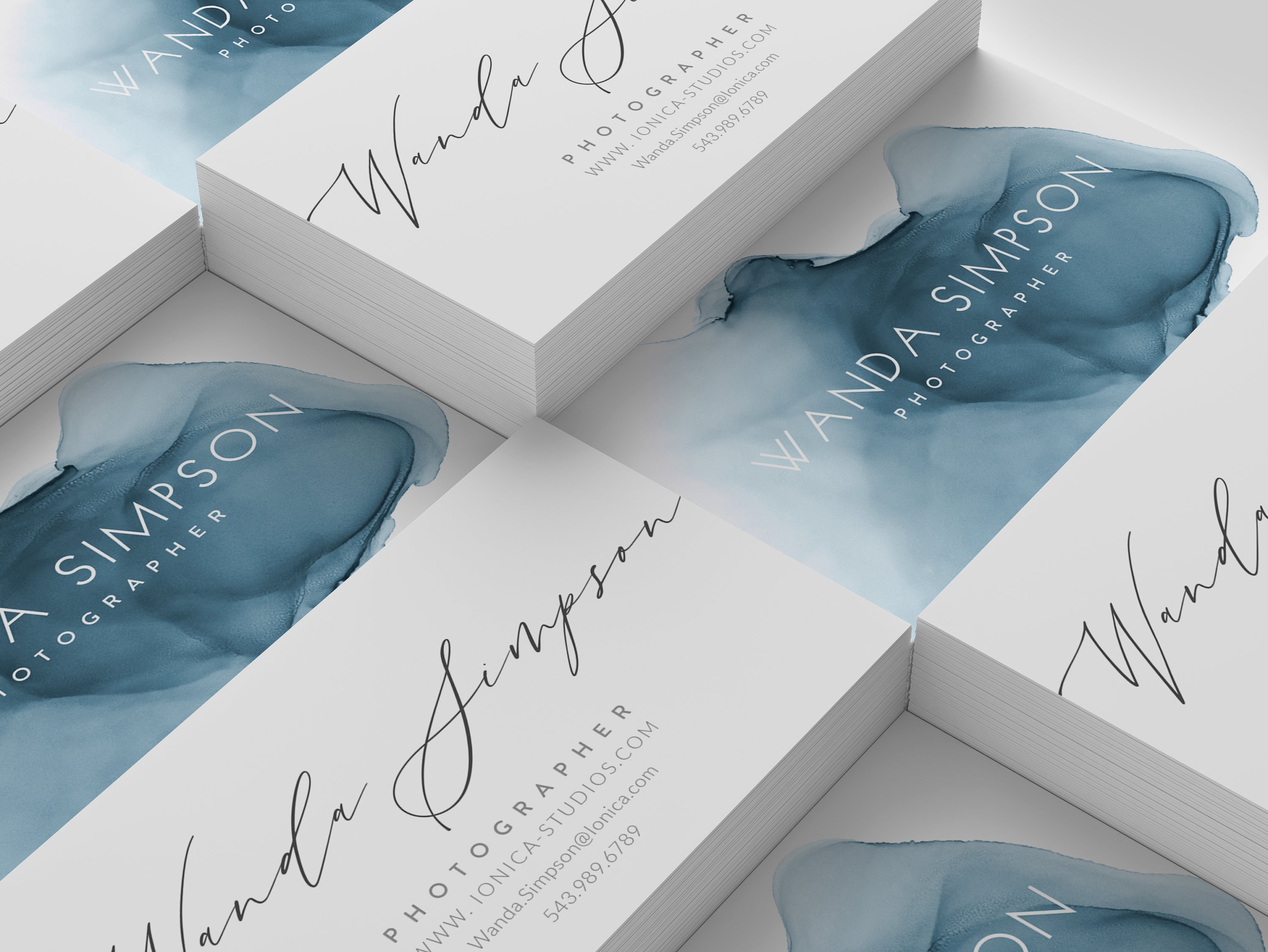 Abstract Minimalist Business Cards, INSTANT DOWNLOAD, Business Card ...