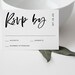 HANNAH Modern Chic Script Wedding Invitation Set Template - Etsy