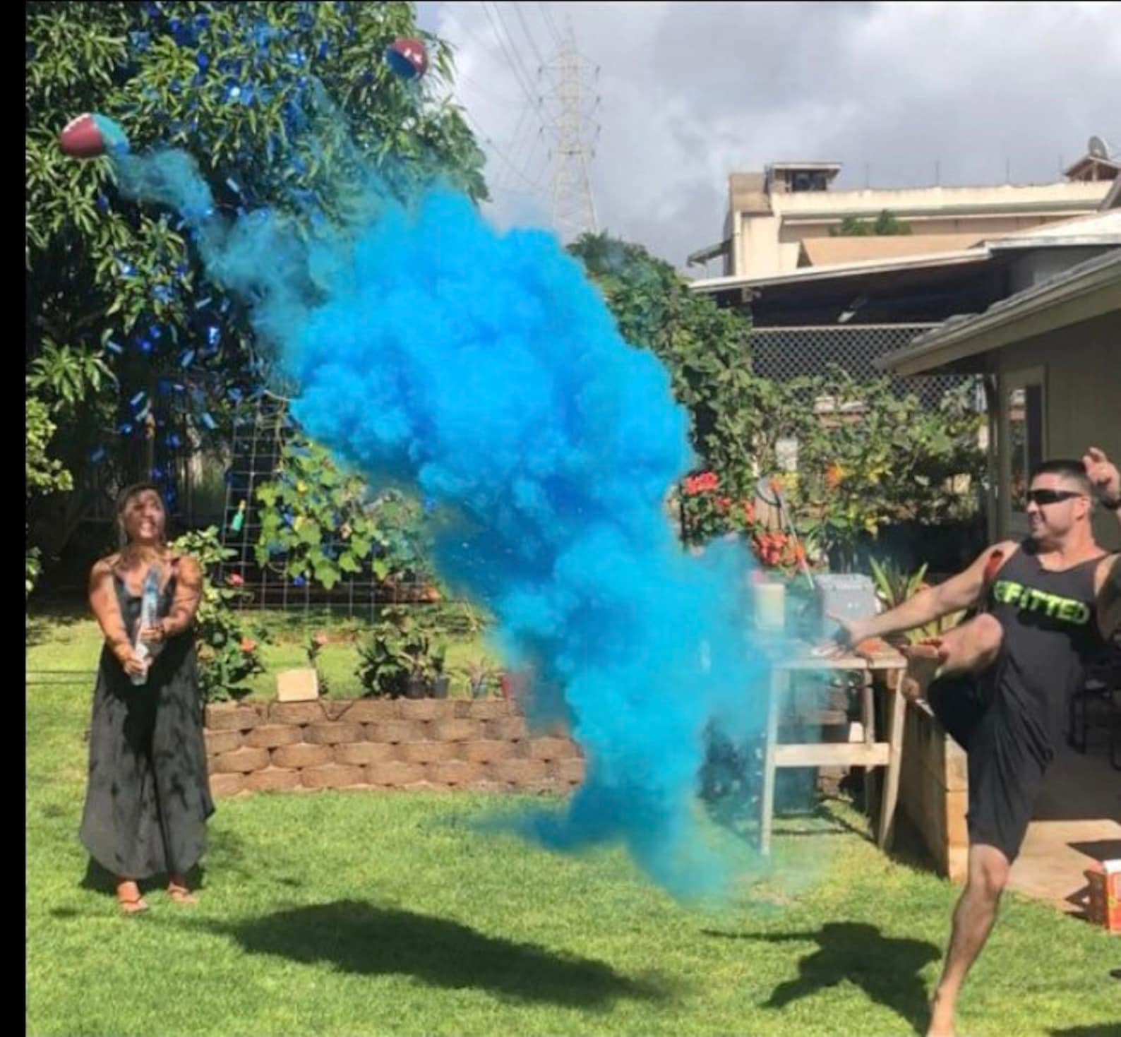 New Design Exploding Gender Reveal Football - Etsy