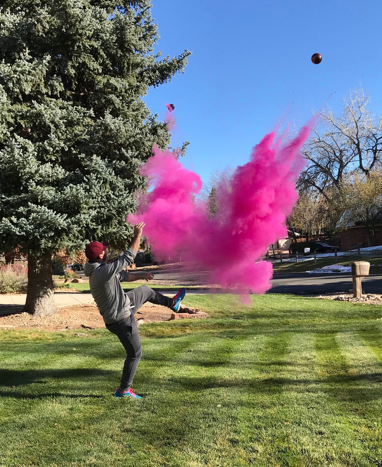 New Design Exploding Gender Reveal Football - Etsy