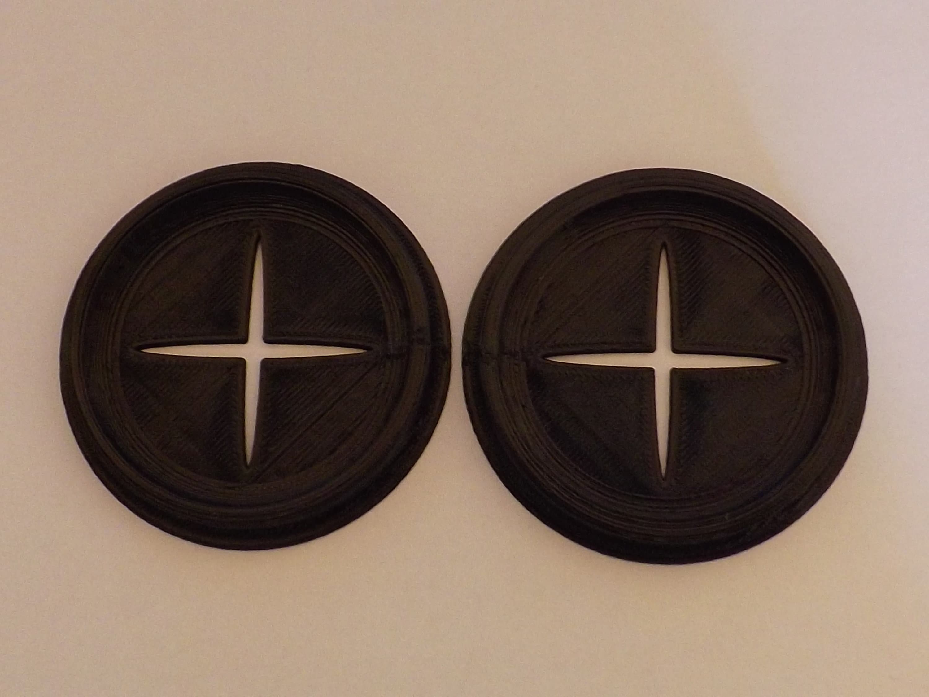 Israeli Gas Mask Lens Plus Shaped Slit Caps, Covers - Etsy