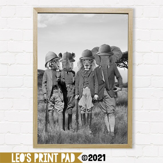 Animals Revenge A3 Art Print - Etsy