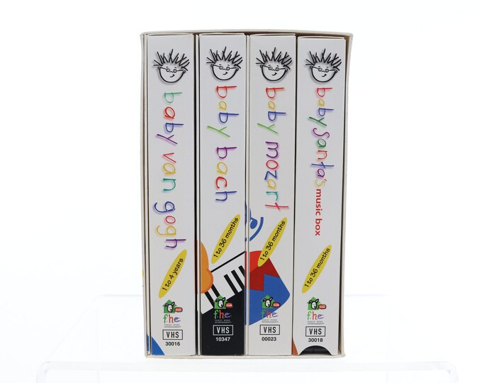 Baby Einstein Box Set Bach Mozart Van Gogh Santa VHS Tapes - Etsy