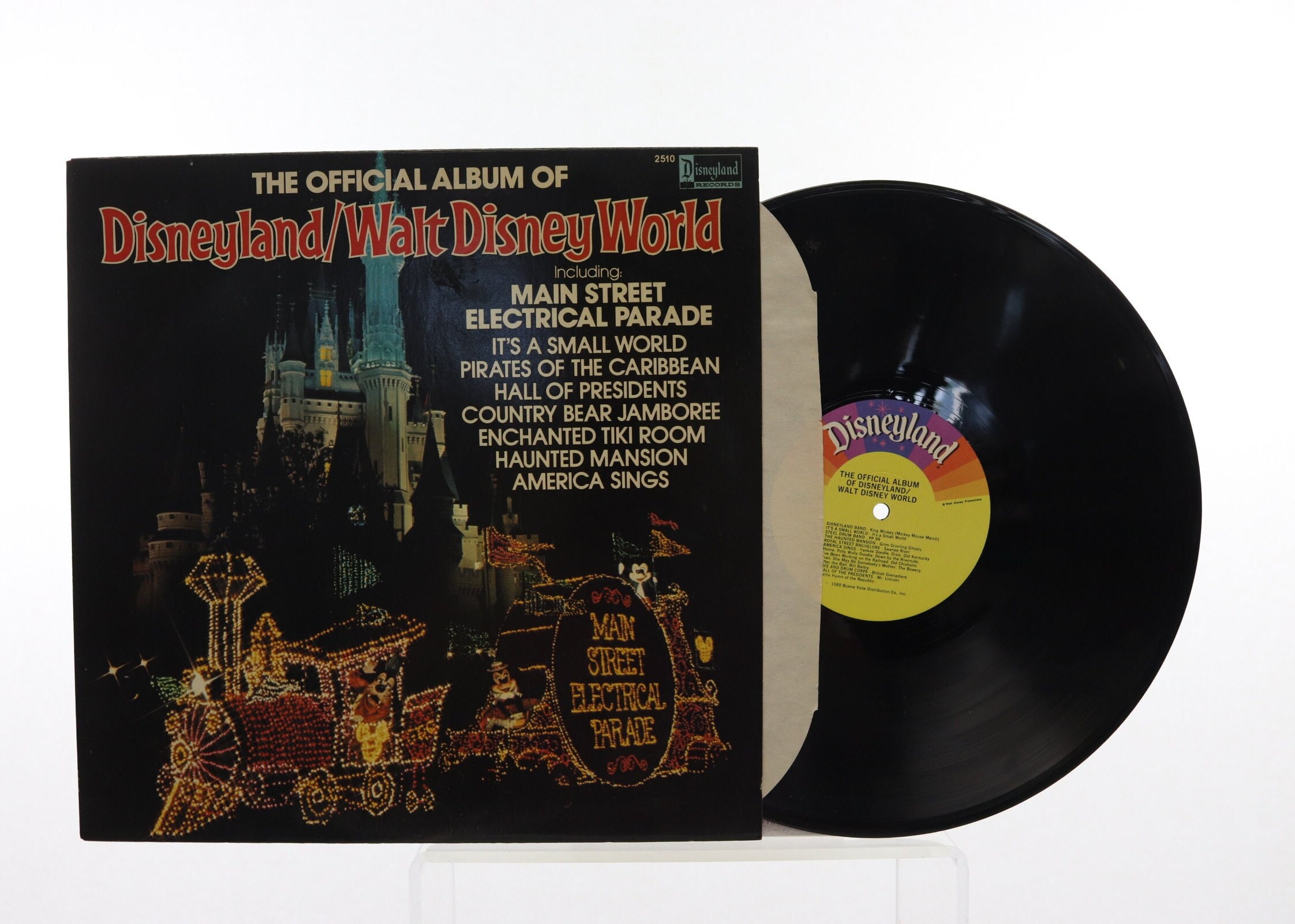 The Official Album of Disneyland/walt Disney World Vinyl Record LP VG+ ...
