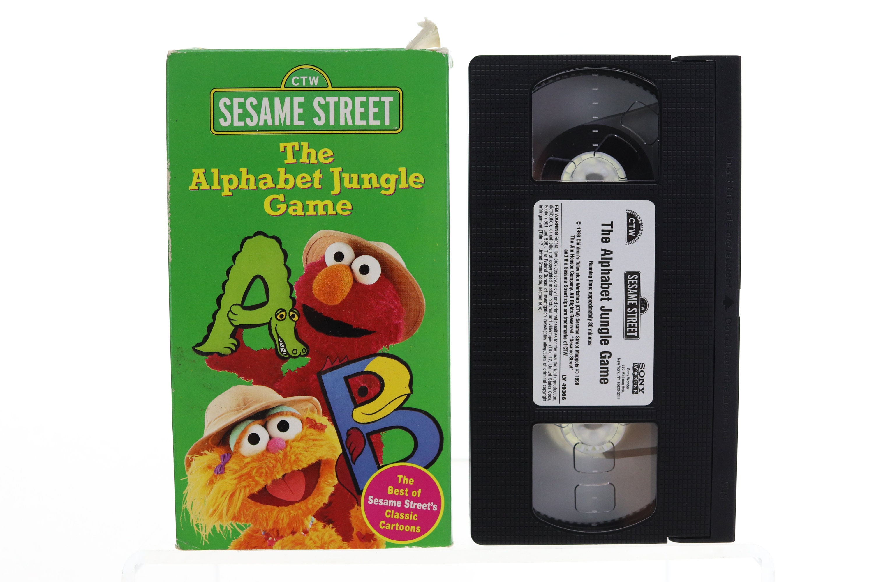 The Alphabet Jungle Game VHS The Alphabet Jungle Game VHS