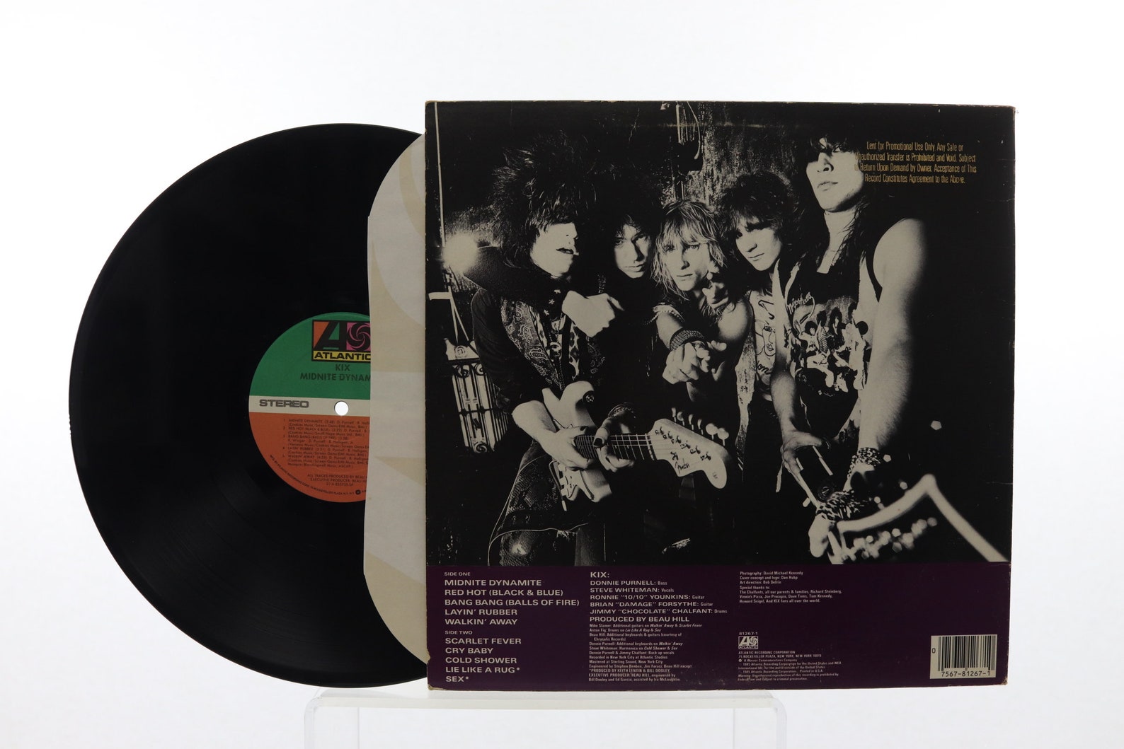 KIX Midnite Dynamite Promo Vinyl Record LP VG+ - Etsy